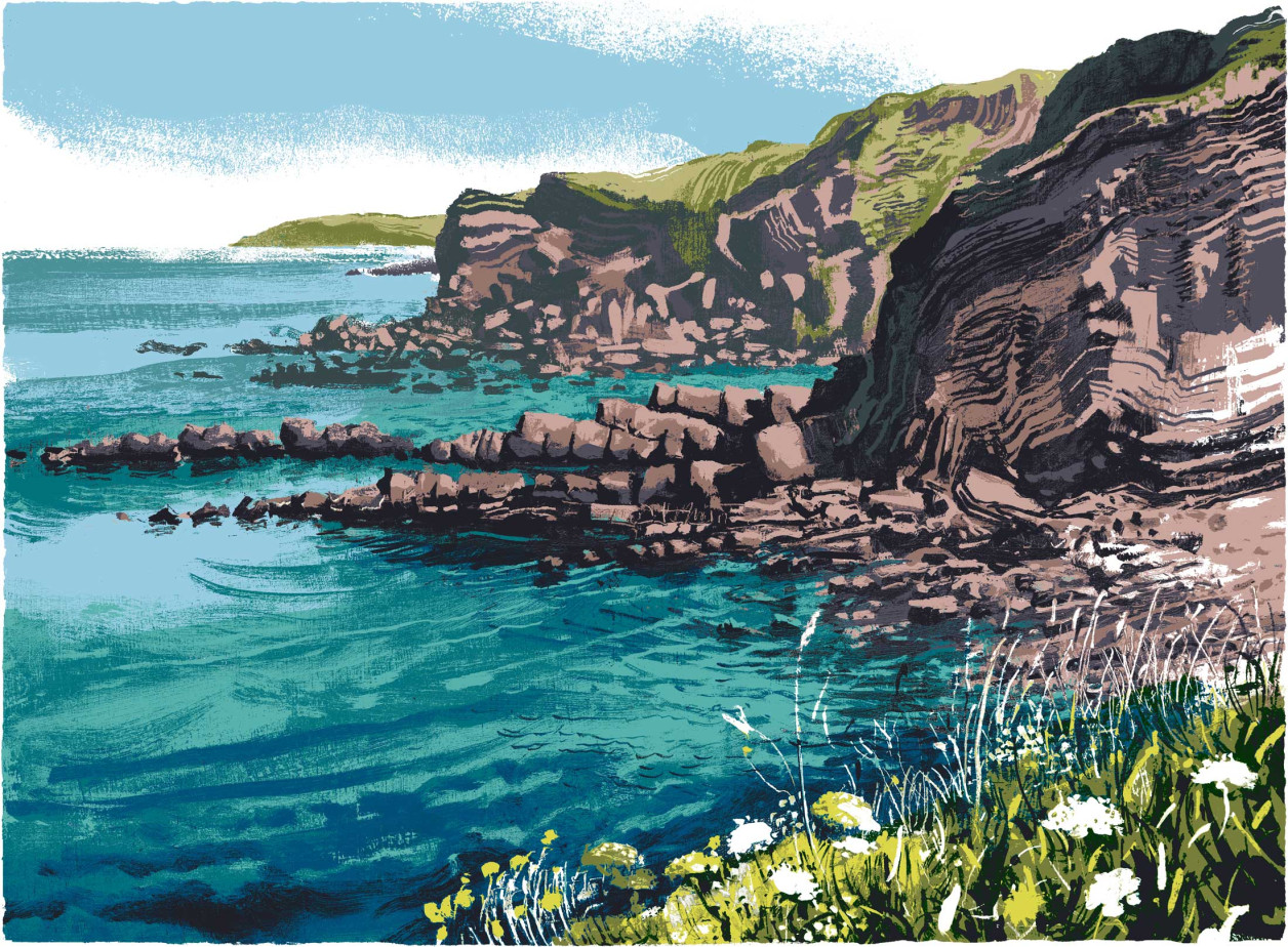 Cornish Cove - Andy Lovell artist printmaker